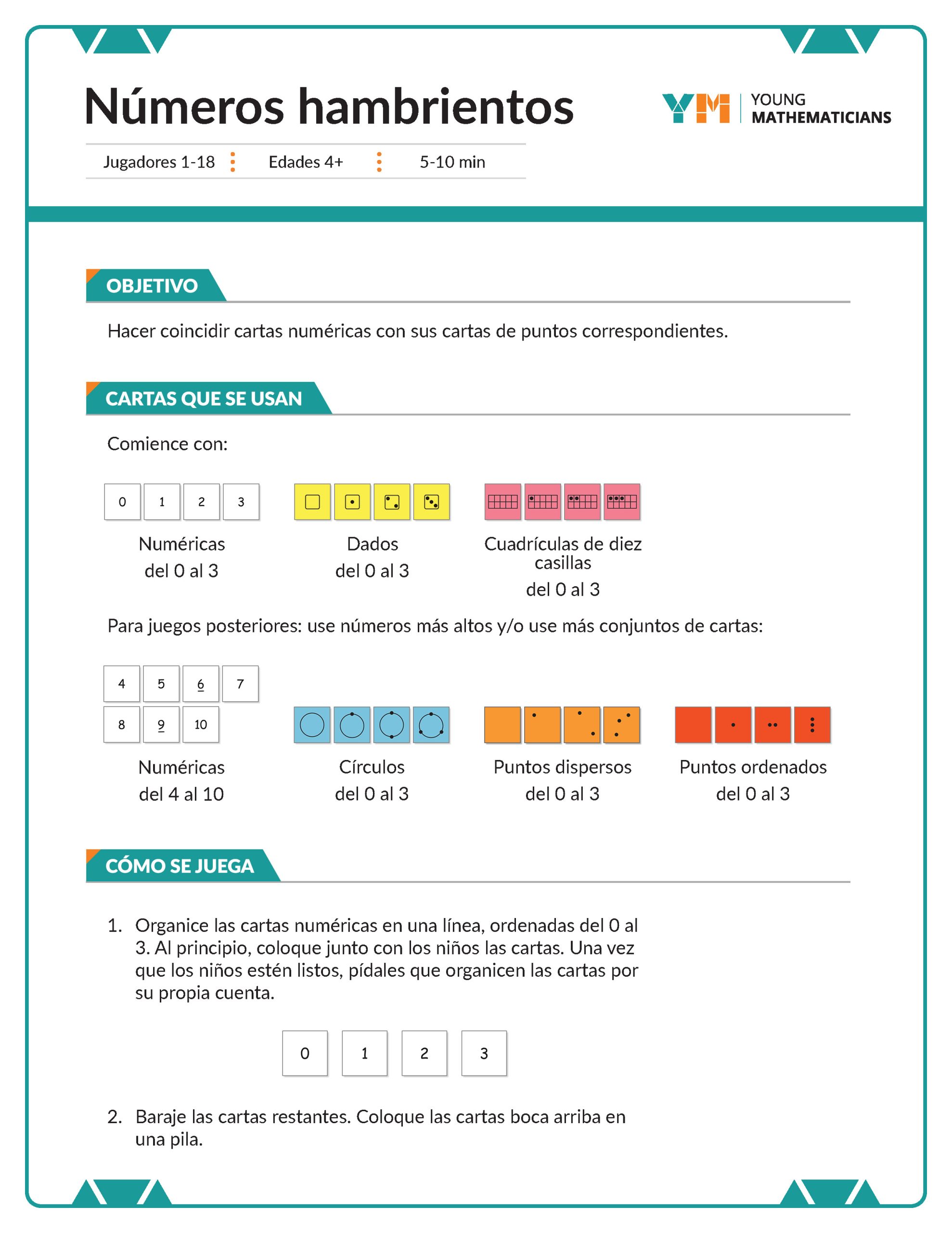 Hungry Numbers SP – Young Mathematicians